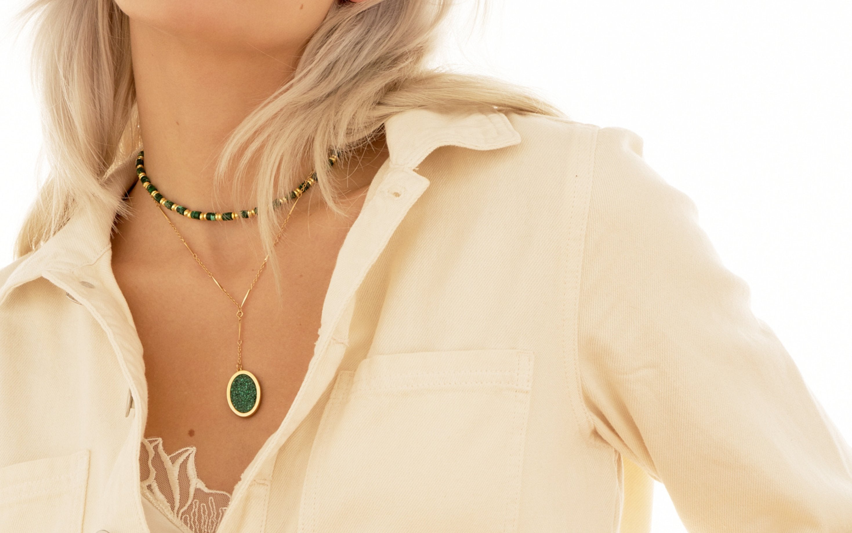 Colliers pierres – Leo Sedim