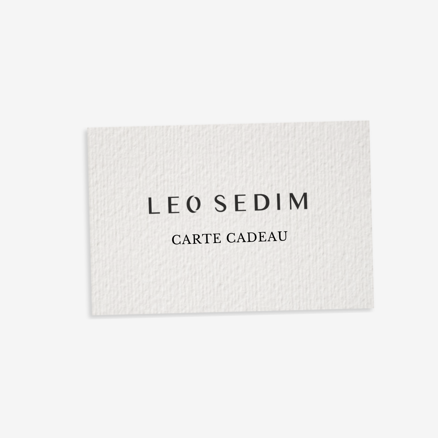 CARTE CADEAU - Léo SEDIM – Leo Sedim